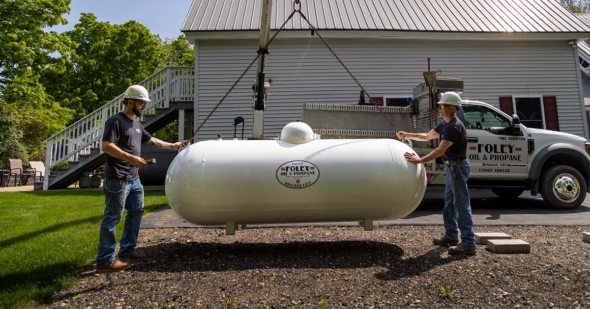 Residential Oil & Propane Tank Installations | Foley Oil & Propane
